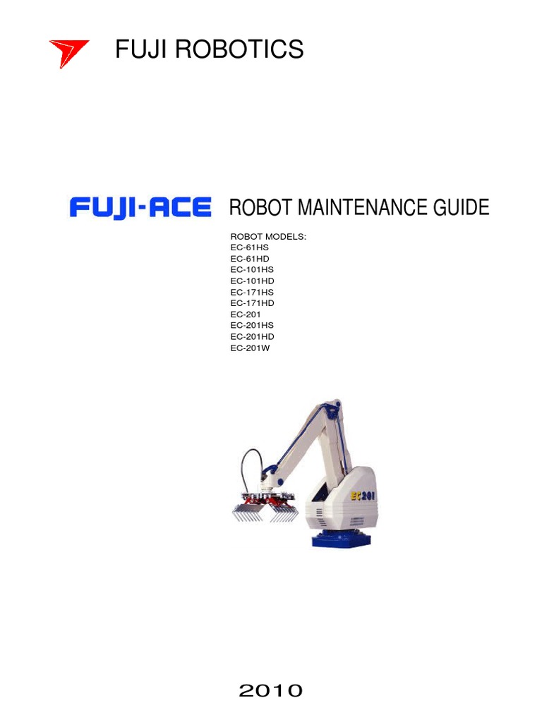 FUJI ROBOTICS - MODELO FUJIACE Manual-de-Mantenimiento-Del-Robot PDF ...