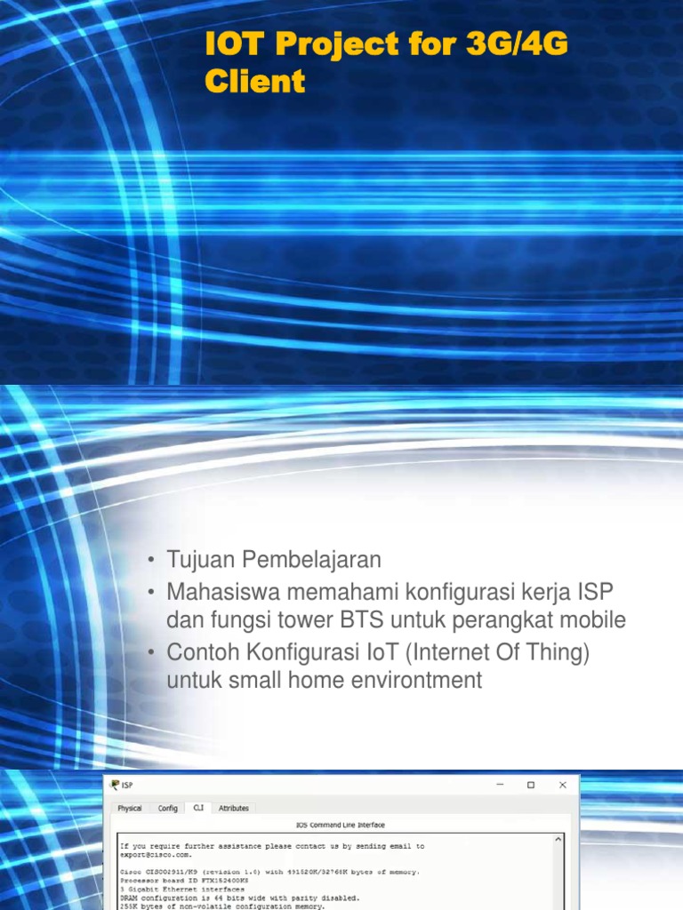 IoT Configuration for 3G/4G Networks | PDF