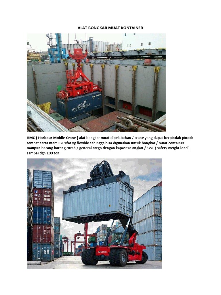 Alat Bongkar Muat Kontainer | PDF