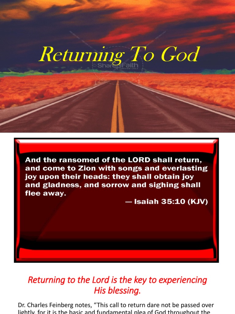 Returning To God | PDF | Philosophy | Self-Improvement