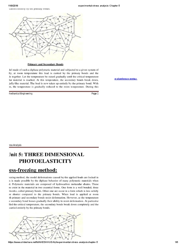 Experimental Stress Analysis-Chapter 5 PDF | PDF | Light | Polarization ...