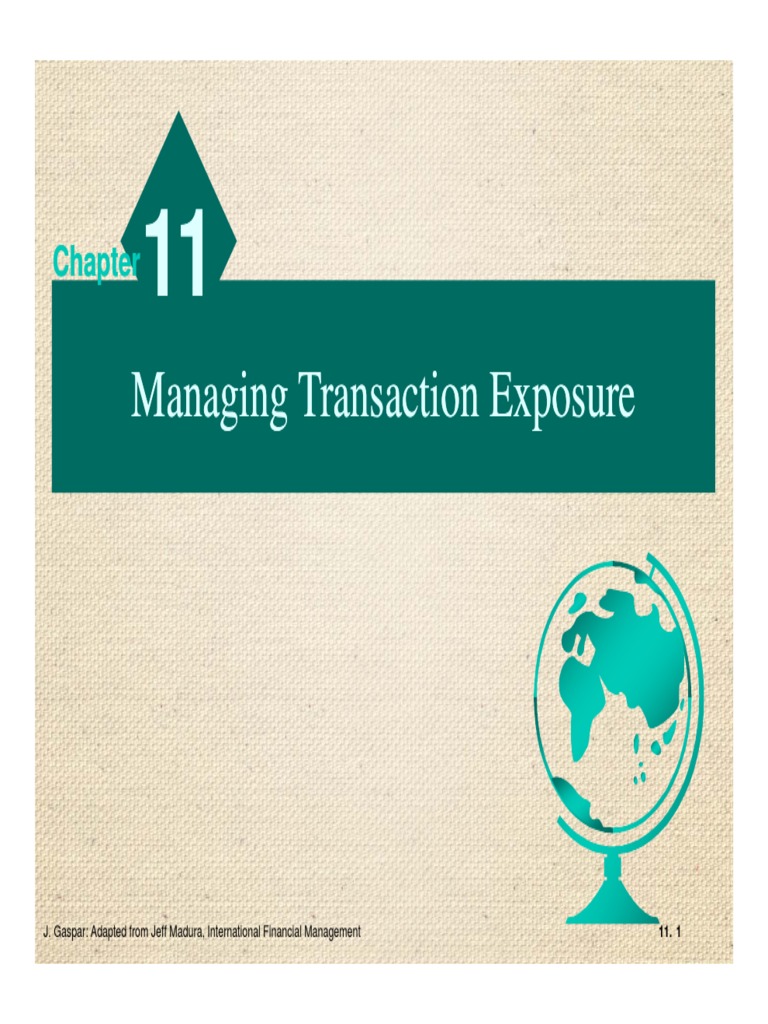 Managing Transaction Exposure - PPT PDF | Download Free PDF | Hedge ...