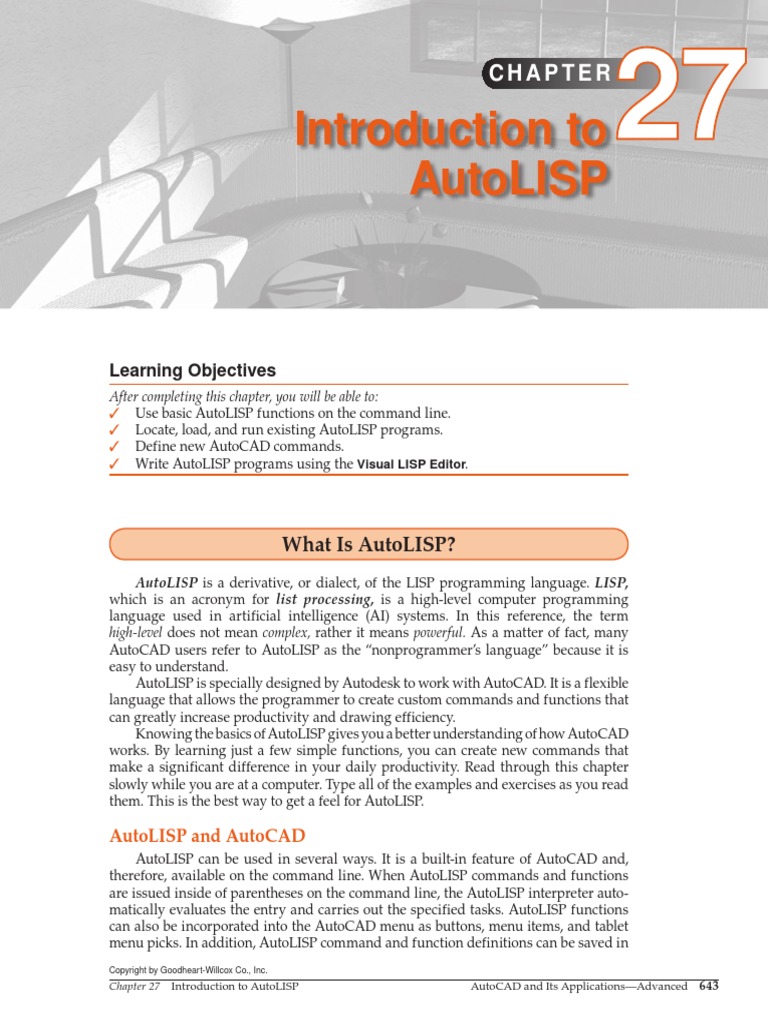 Autolisp Cap 27 | PDF | Command Line Interface | Computer File