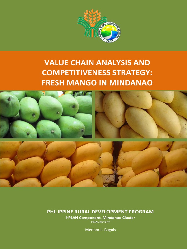 Value Chain Assessment of Mangoes in Mindanao | PDF | Value Chain | Mango