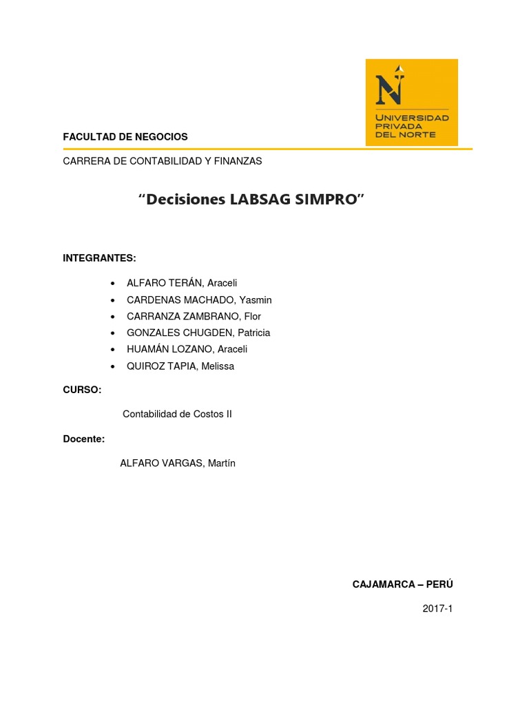 Informe Simpro | PDF | Simulación | Toma de decisiones