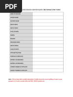 Form 4A | PDF | Death | Causes Of Death
