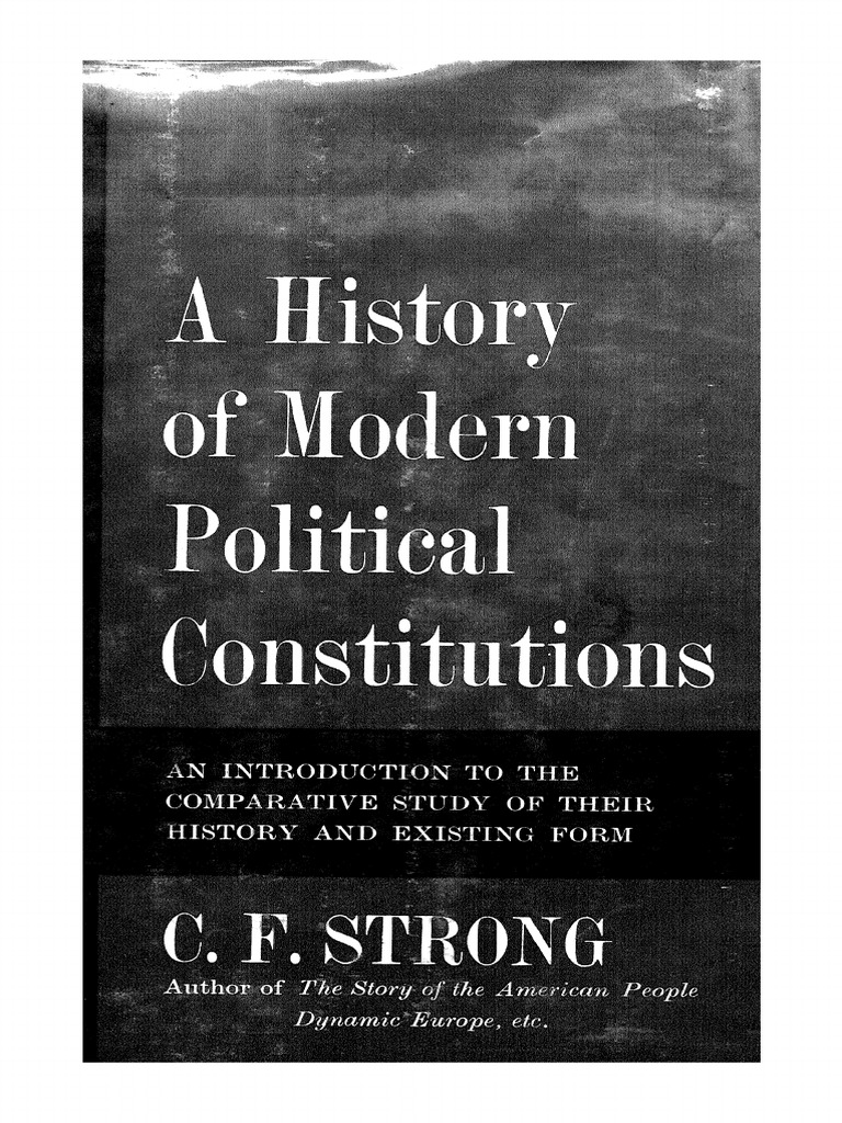 CF Strong a Hstoty of modern political constitution.pdf | Sovereignty ...