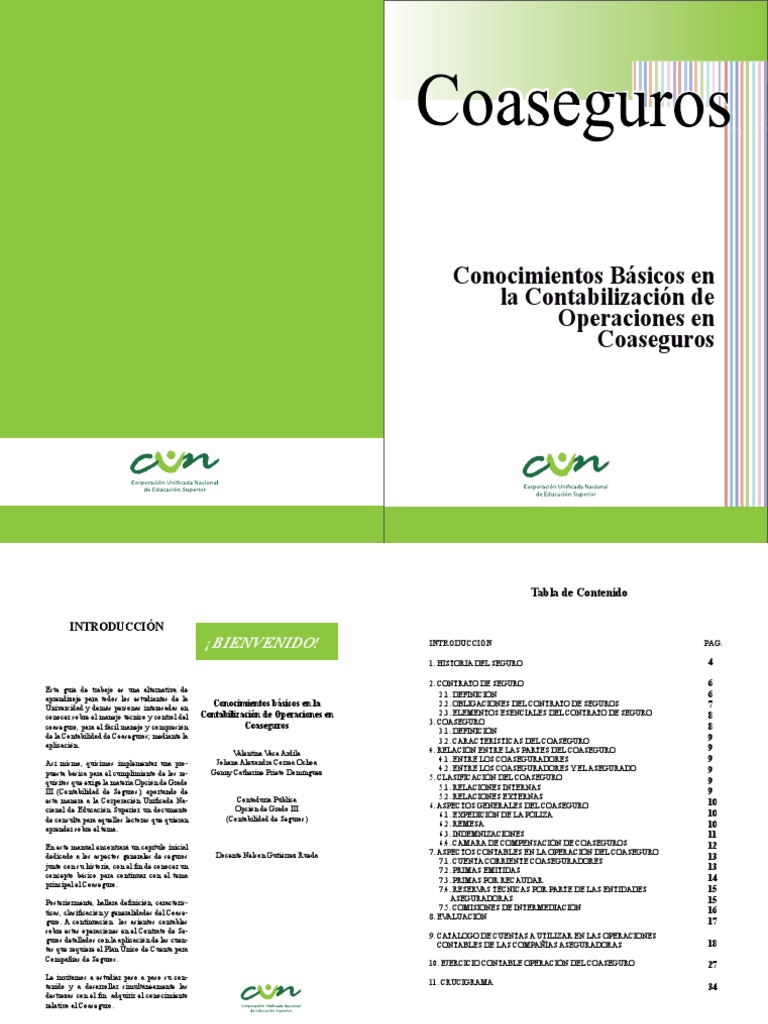 Cartilla Coaseguros PDF | PDF | Póliza de seguros | Seguro