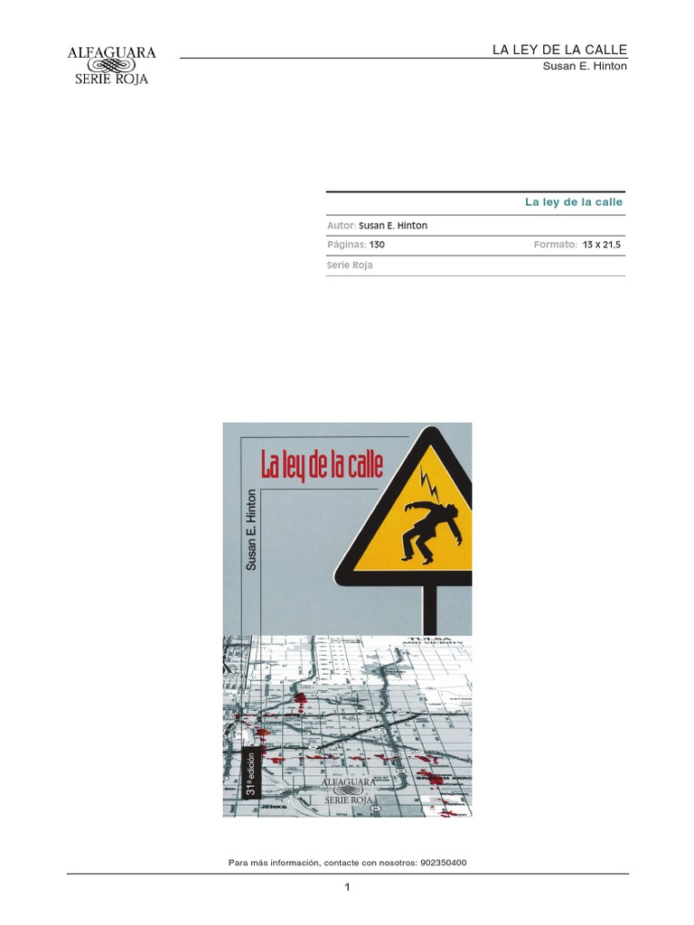 La Ley de la Calle: Análisis y Actividades | PDF | Novelas | Lectura ...