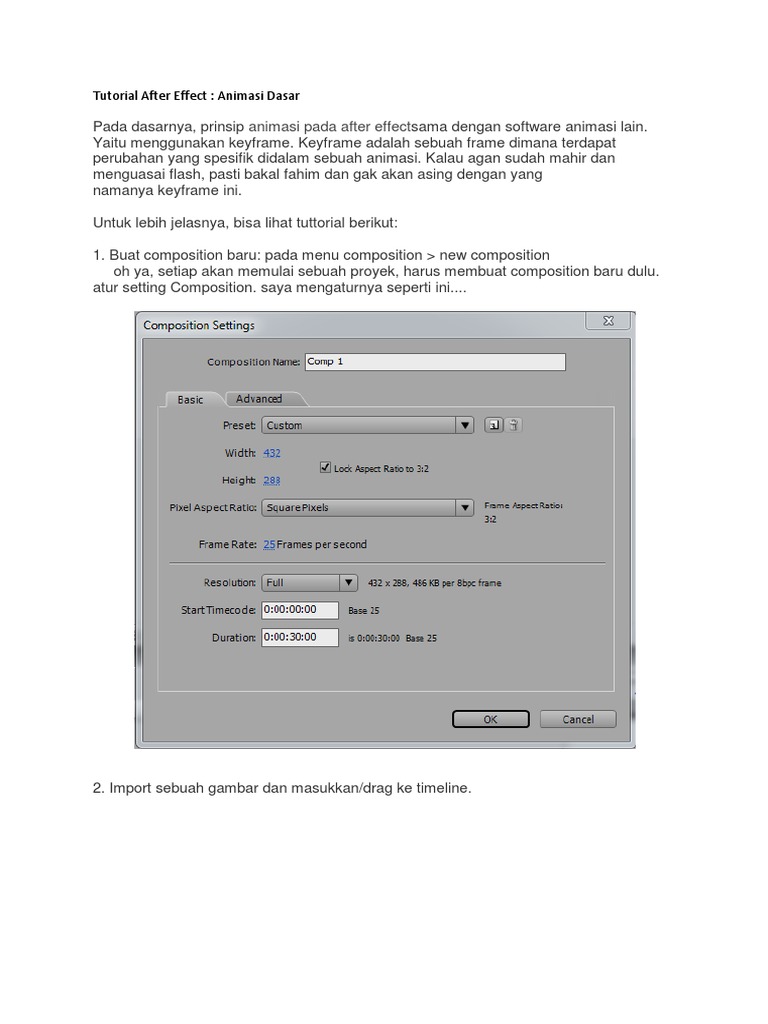 Tutorial After Effect | PDF