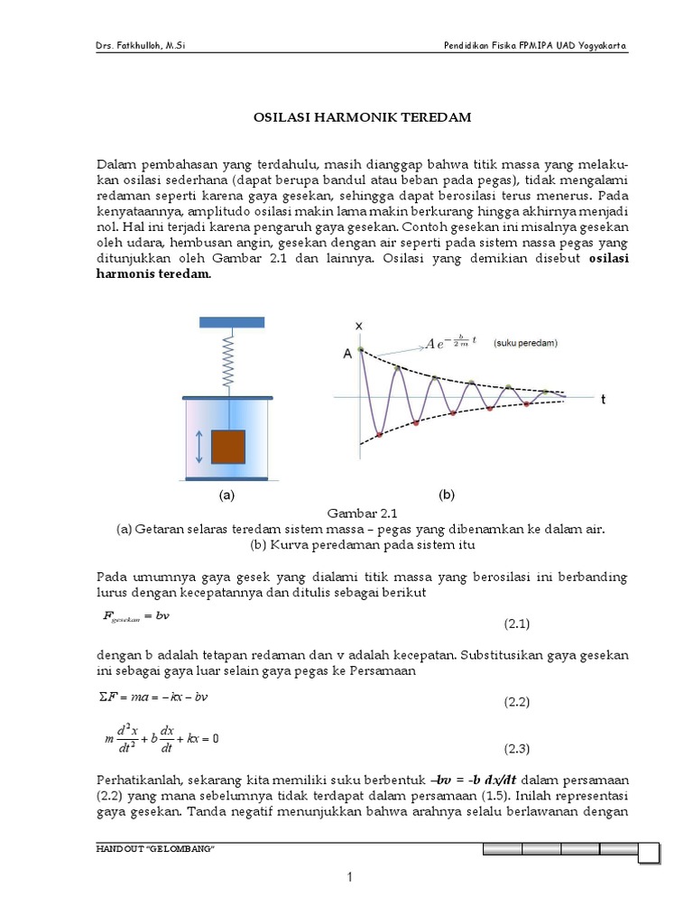 Getaran Teredam | PDF