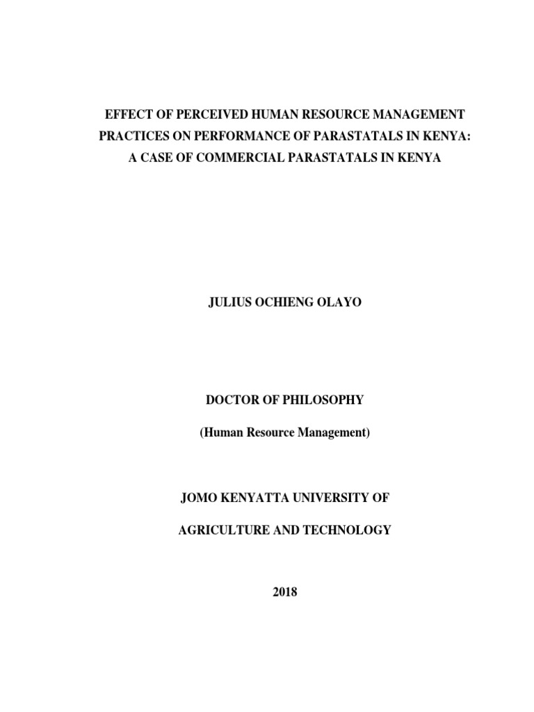 Olayo-Final PHD Thesis - 5th June 2018 | PDF | Strategic Management ...