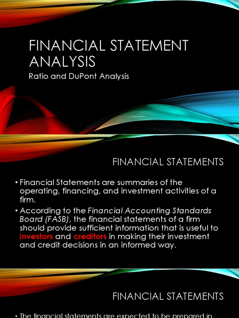 Financial Statement Analysis | PDF | Revenue | Financial Statement