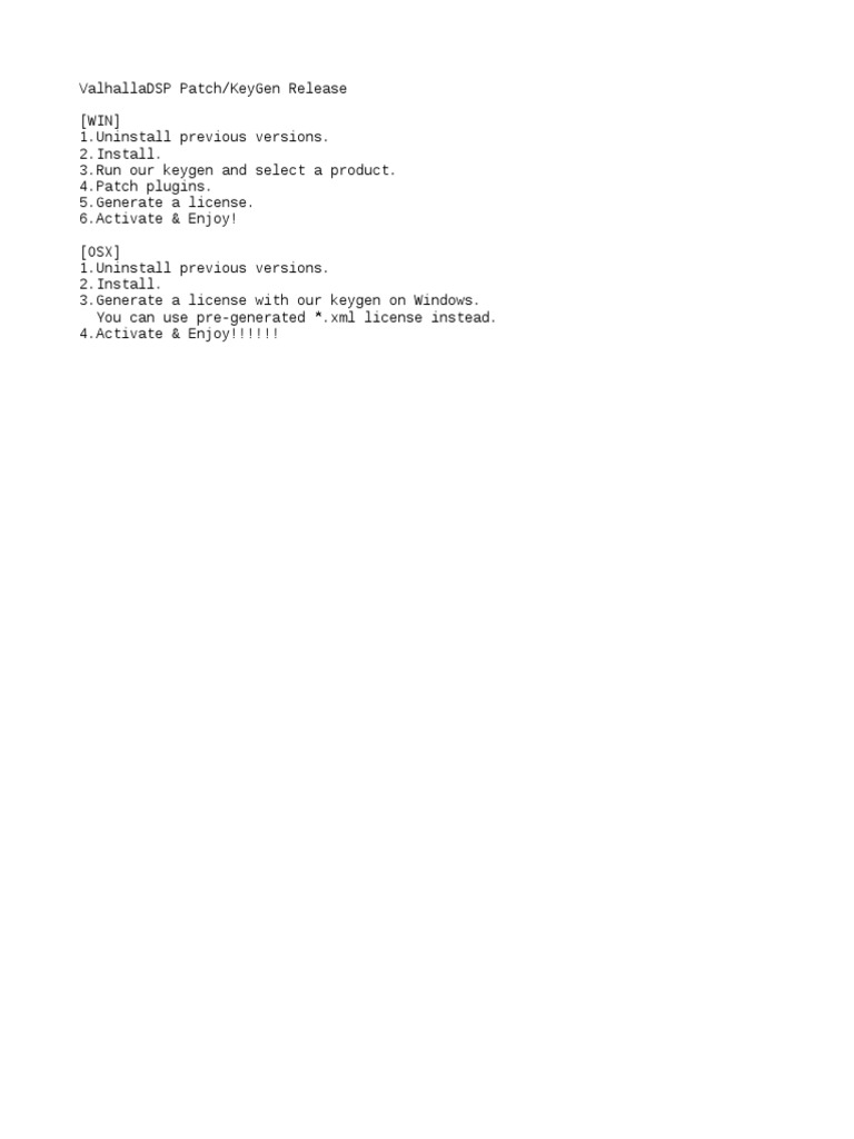 How To Install DSP Valhalla Room | PDF | Microsoft Software ...