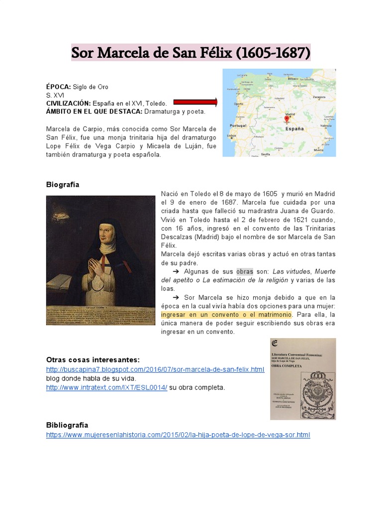 Sor Marcela de San Félix | PDF