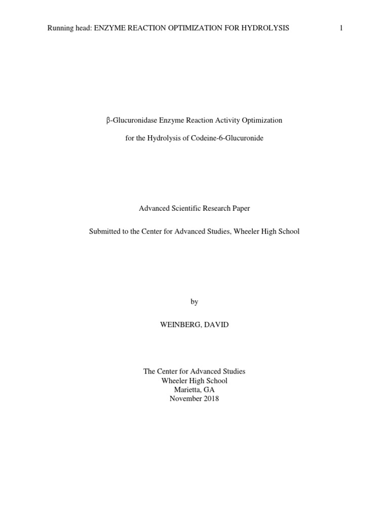 Final Research Paper First Draft | PDF | Mass Spectrometry | Liquid ...