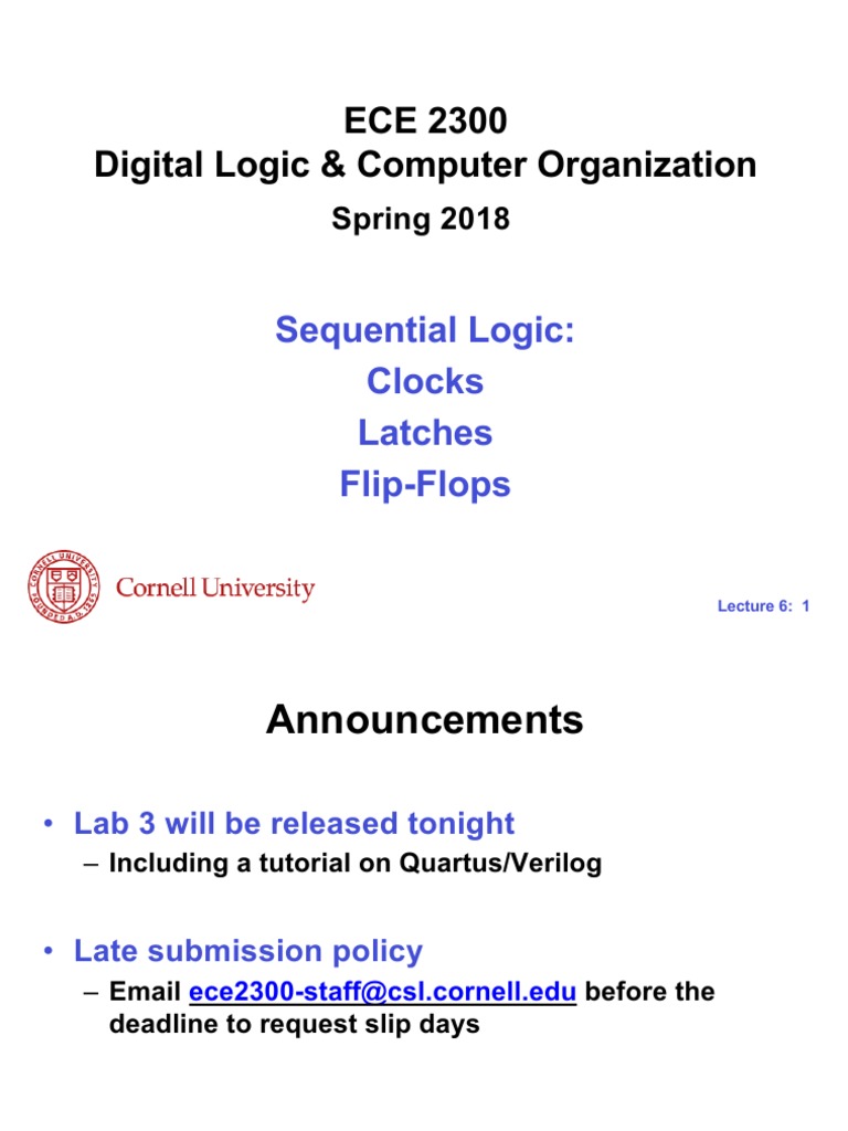 Lecture06 PDF | PDF | Logic Gate | Logic