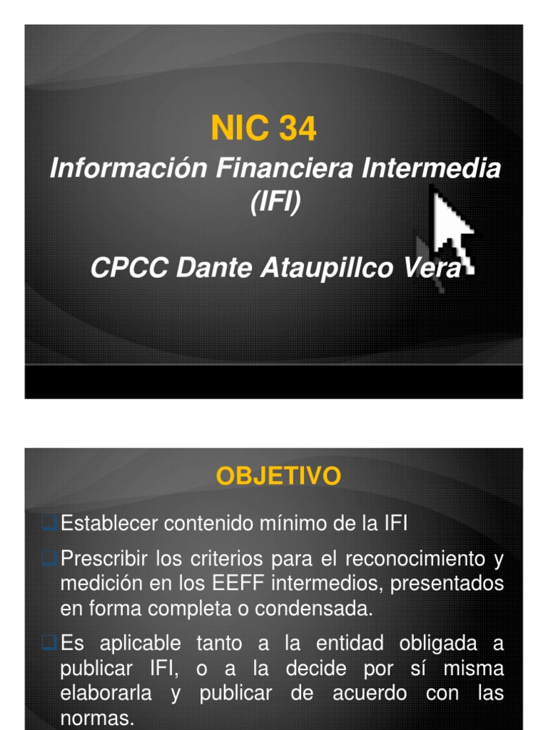 Nic 34 Unmsm24.06.2014 | PDF | normas internacionales de INFORMACION ...