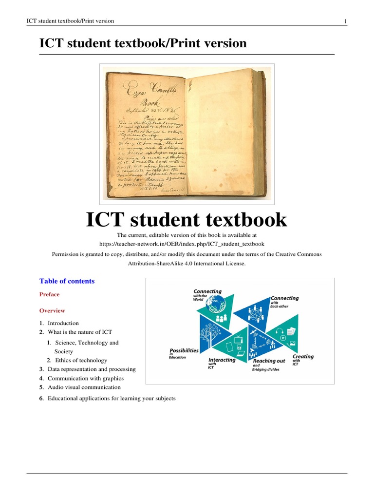 ICT Student Textbook | Download Free PDF | Radio Wave | Educational ...