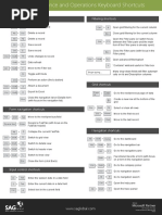 Dynamics NAV Keyboard Shortcuts Guide | PDF | Keyboard Shortcut ...
