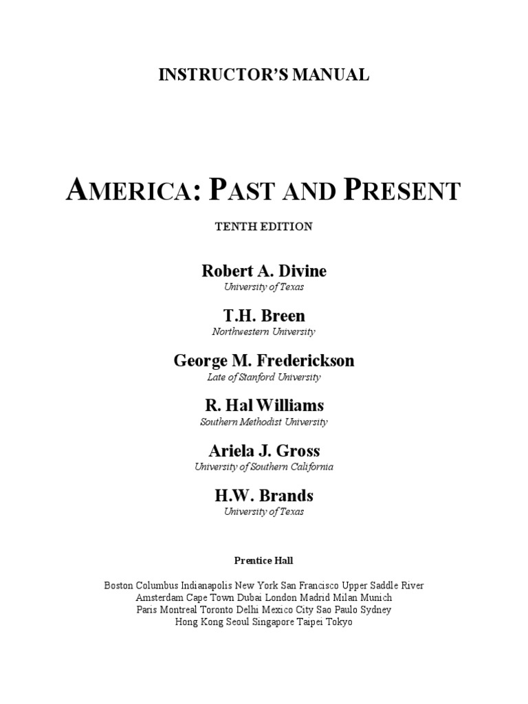 American Past and Present 10th Ed. | PDF | Indigenous Peoples Of The ...