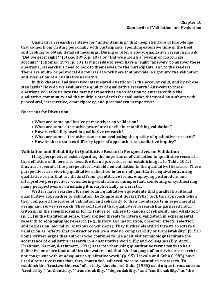 Creswell Chapter 10 | PDF | Qualitative Research | Ethnography