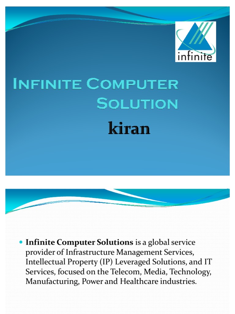 Infinite Computer Solutions | Stocks | Initial Public Offering