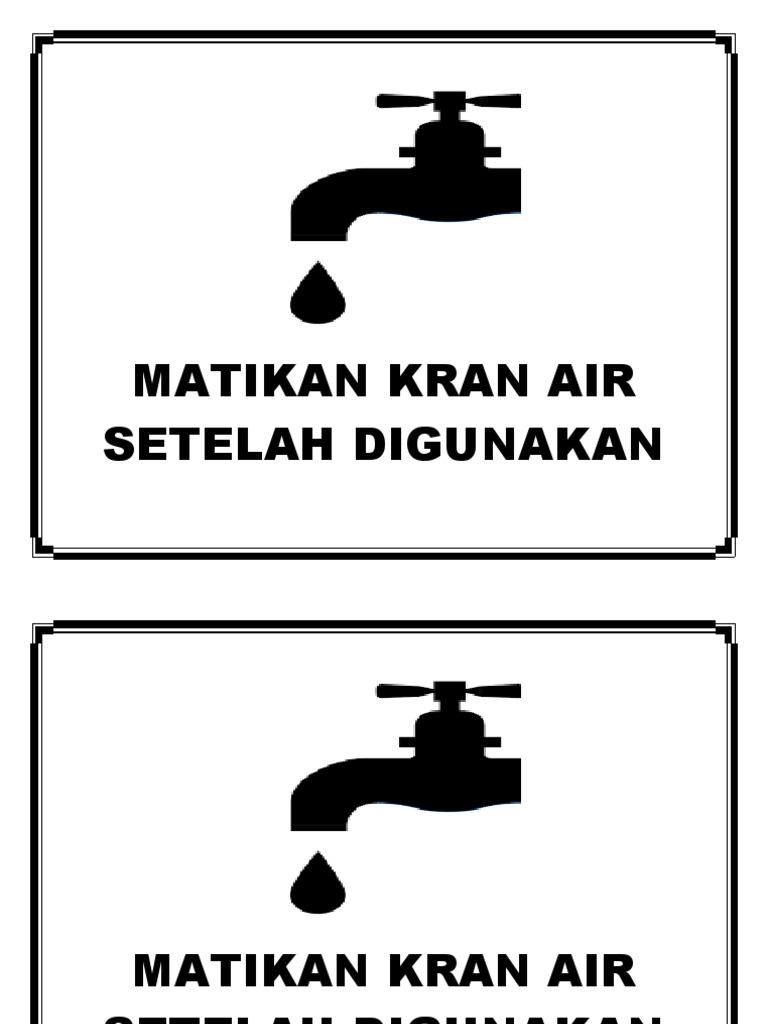 Matikan Kran Air | PDF