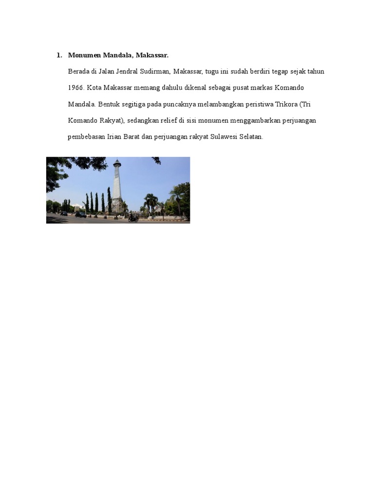 Monumen Mandala | PDF