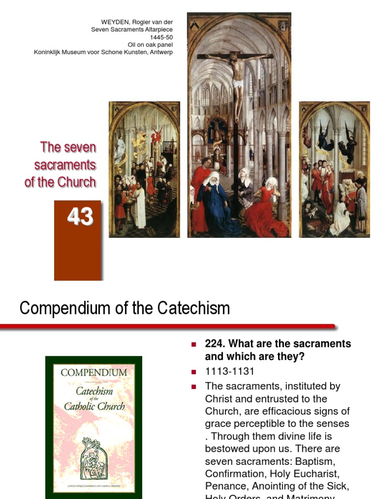 Understanding the Seven Sacraments | PDF | Sacraments | Grace In ...