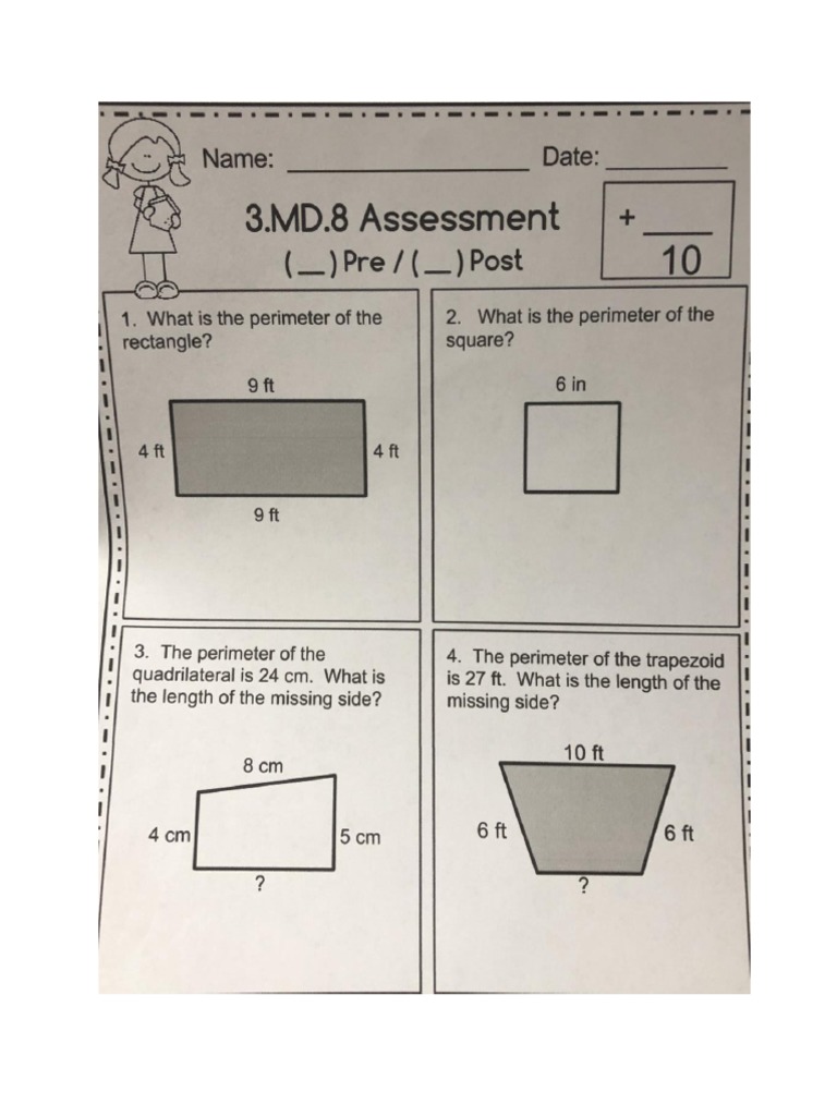 Math Pre Assessment | PDF