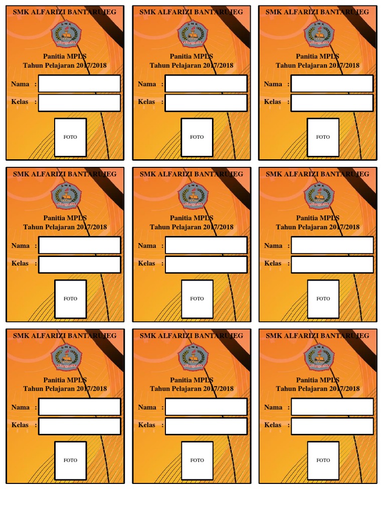 Contoh Id Card | PDF