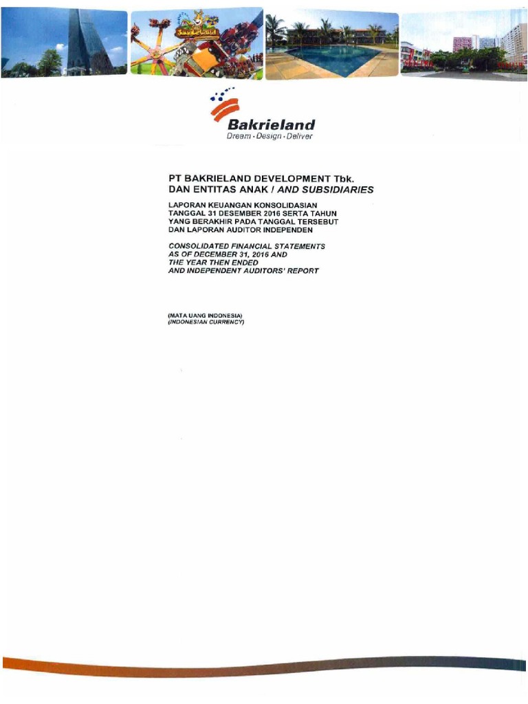 Bakrieland Development 2016 Report Pdf