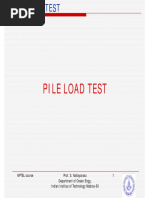 Pile Load Test Procedure | PDF | Deep Foundation | Calibration