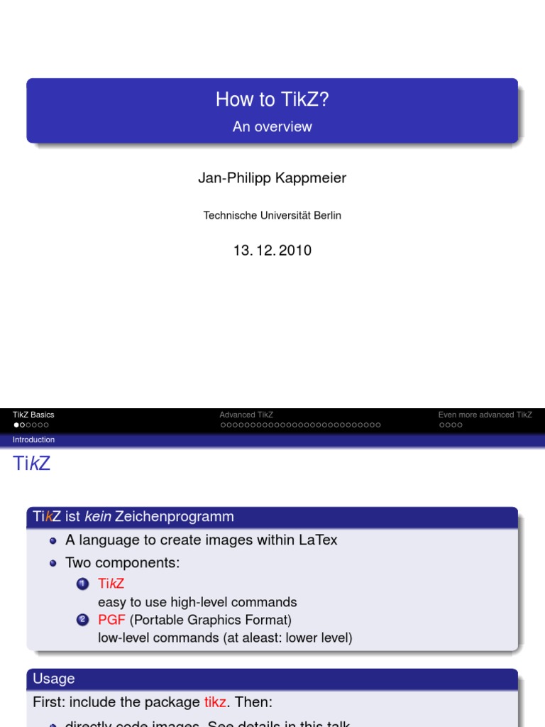 How To Tikz?: An Overview | PDF | Radius | Vertex (Graph Theory)