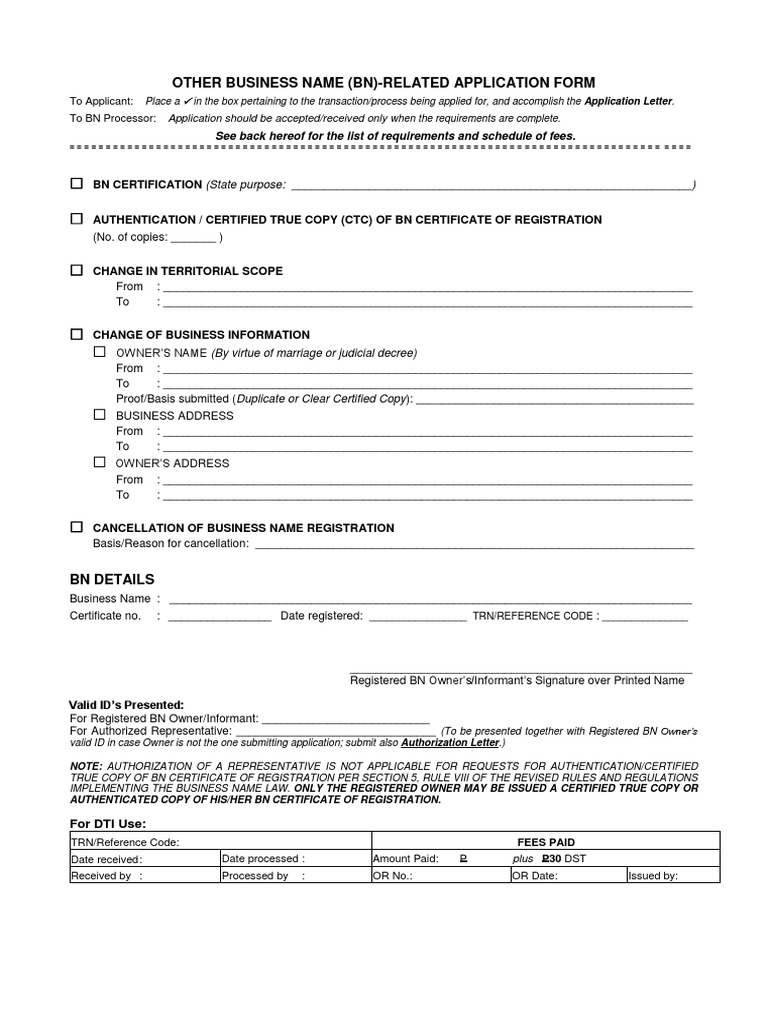 Other BN-related Application Form | PDF | Authentication | Social ...