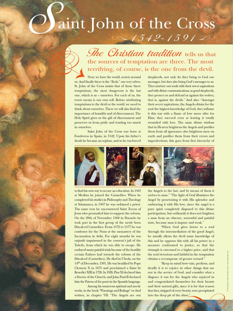 Aint John of The Cross | PDF | Angel | Teresa Of Ávila