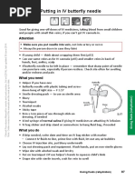 Subcutaneous Butterfly | PDF | Intravenous Therapy | Saline (Medicine)