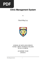 Clinic Management System Project Report With Cover Page v2 | PDF | Use ...