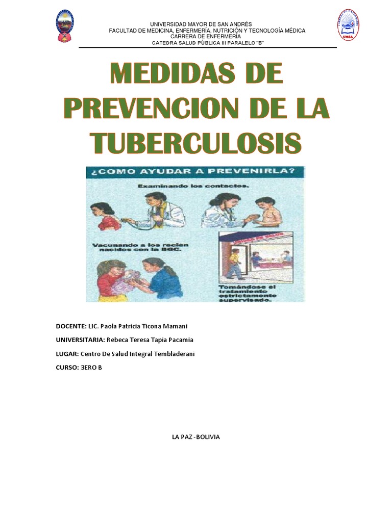 Medidas De Control Y Prevención De La Tuberculosis – MIIKME