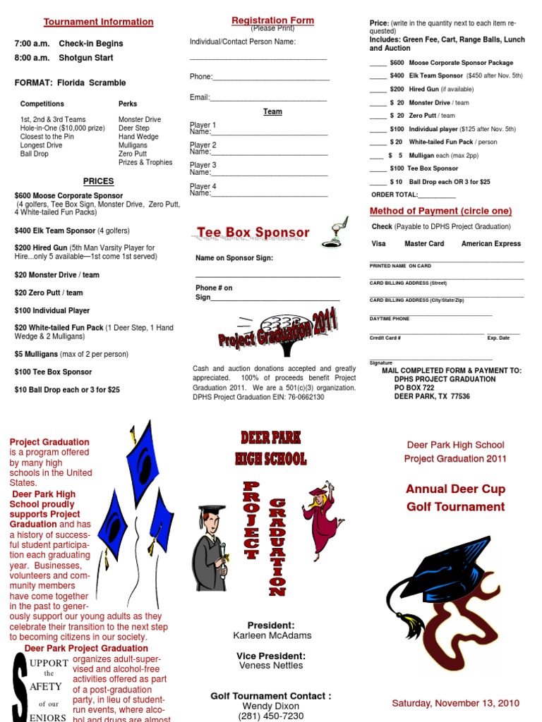 Golf Registration Form | PDF | Golf Stroke Mechanics | Individual Sports