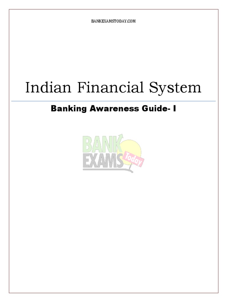 Indian Financial System Overview Guide | PDF | Financial Markets ...
