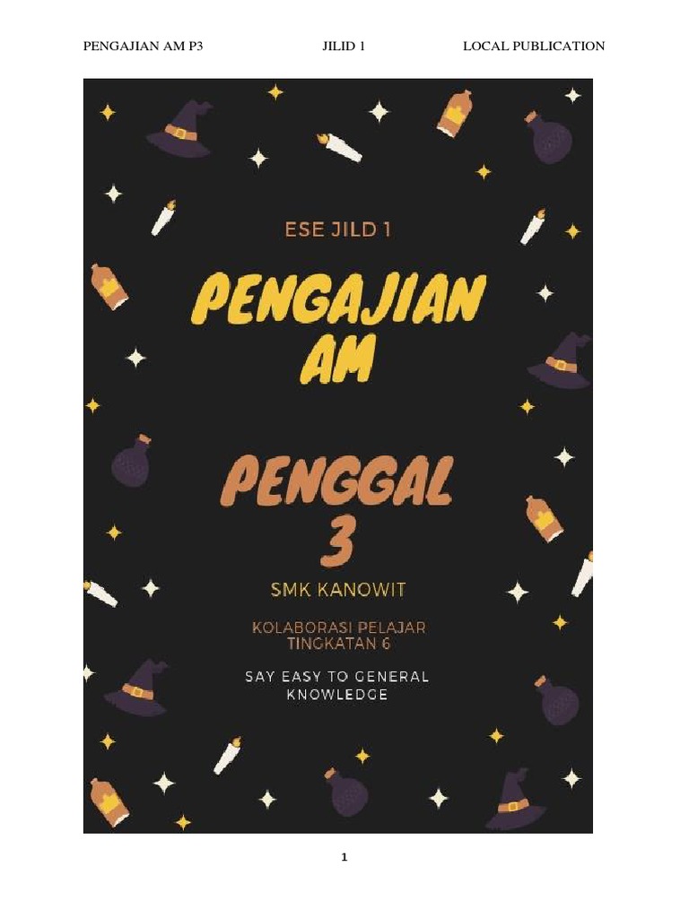 Pengajian Am P3 Esei Jilid 1 | PDF