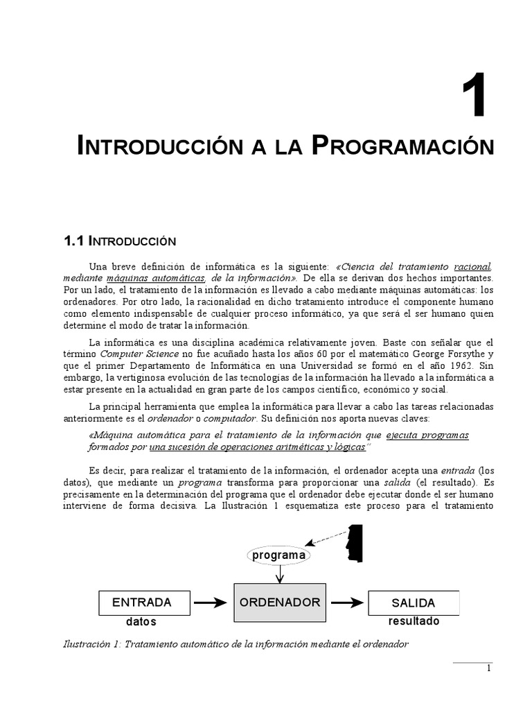 APUNTES - Introducción a La Programación en C | Compilador | Lenguaje ...
