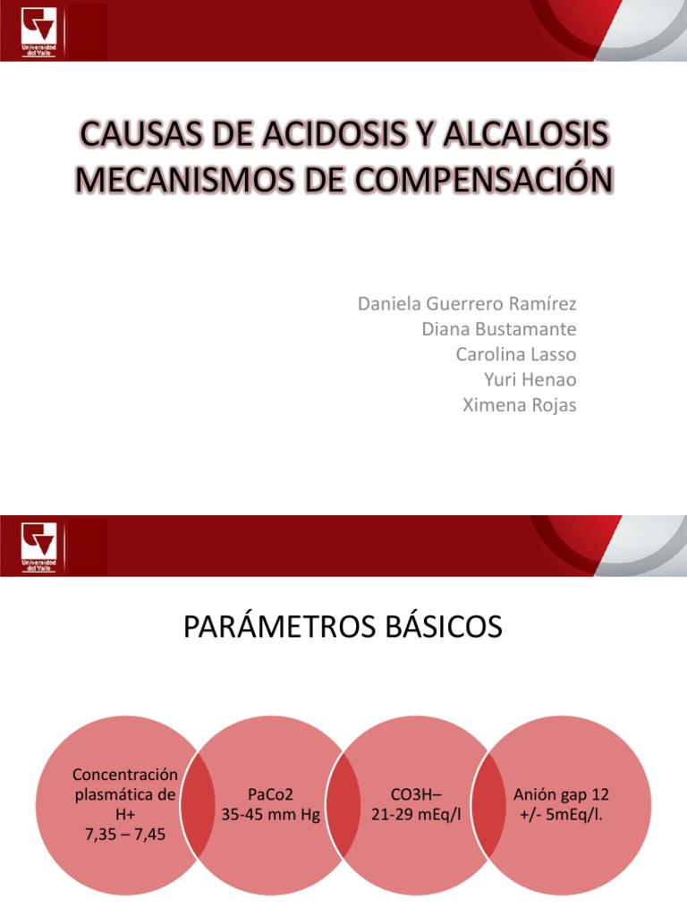 Exposicion Causas de Acidosis y Alcalosis.. | PDF | Fisiología ...