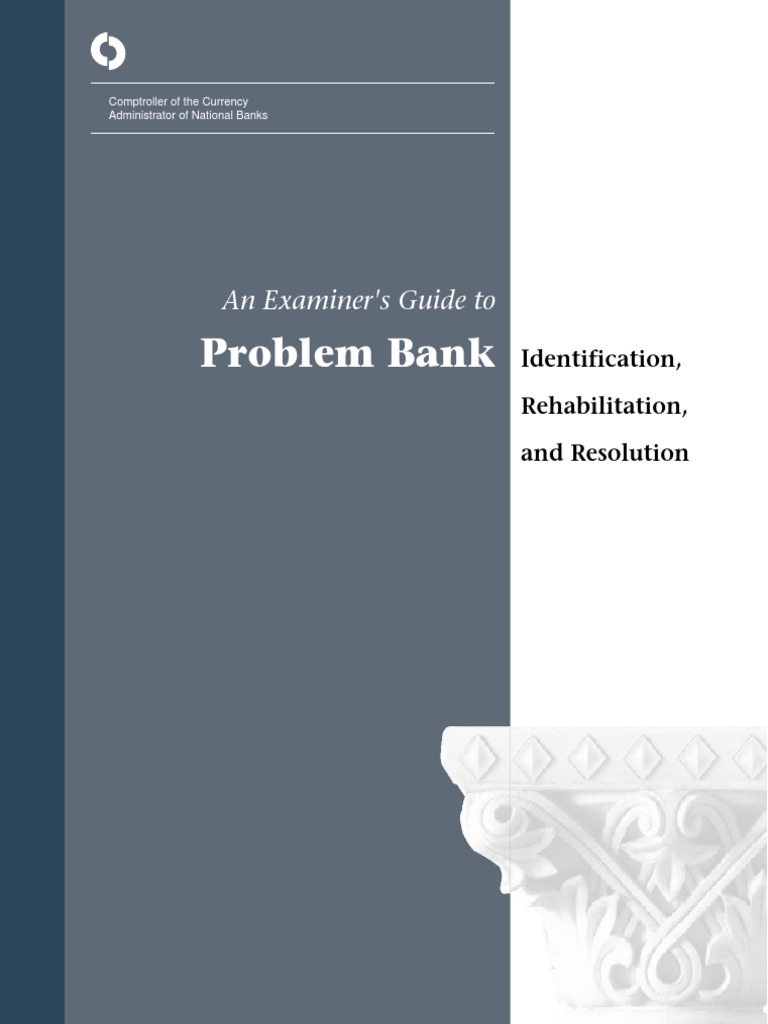 Problem Bank Identification, Rehabilitation and Resolution | Download ...