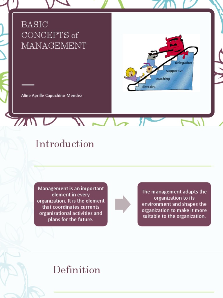 Basic Concept of Management BOM | PDF | System | Interpersonal ...