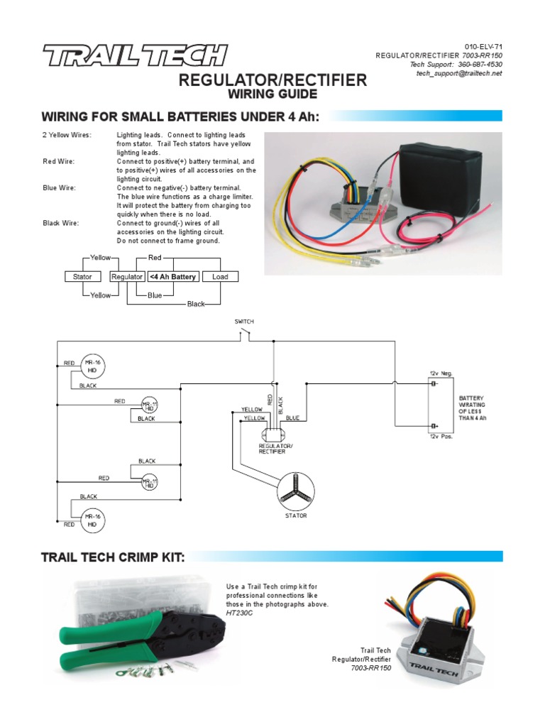 TrailTech Rectifier 010 ELV 71 | PDF | Rectifier | Electrical Wiring