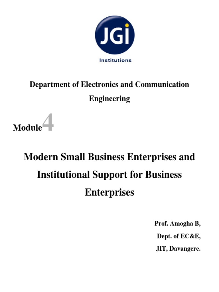 Management Entrepreneurship and Development Notes 15ES51 | PDF ...