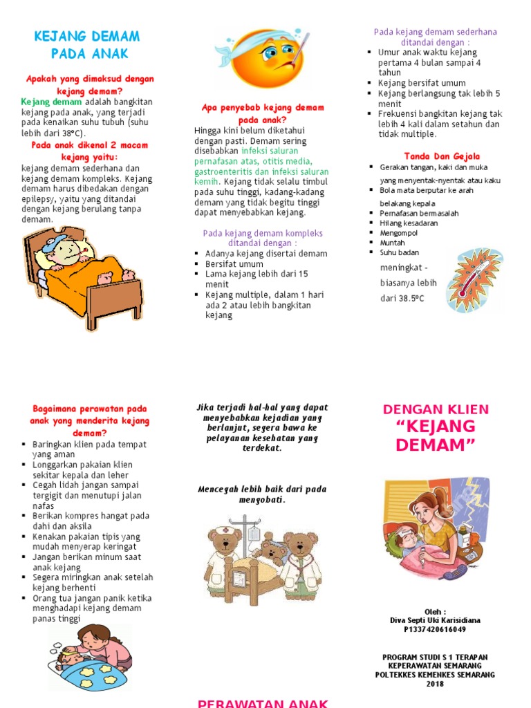 Leaflet Kejang Demam | PDF